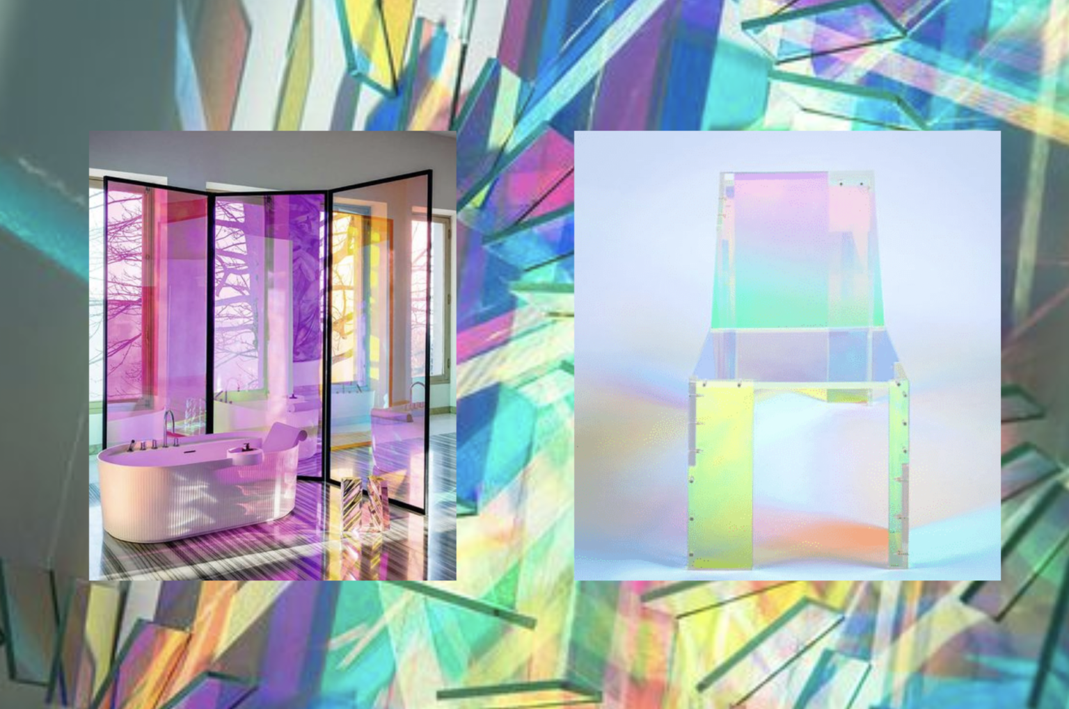 Iridescent: interior design trend alert - interior design blog