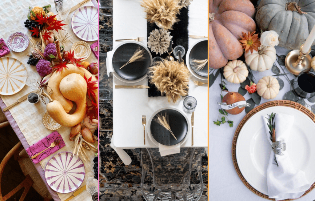 13 most unique Thanksgiving tablescapes - homey homies blog