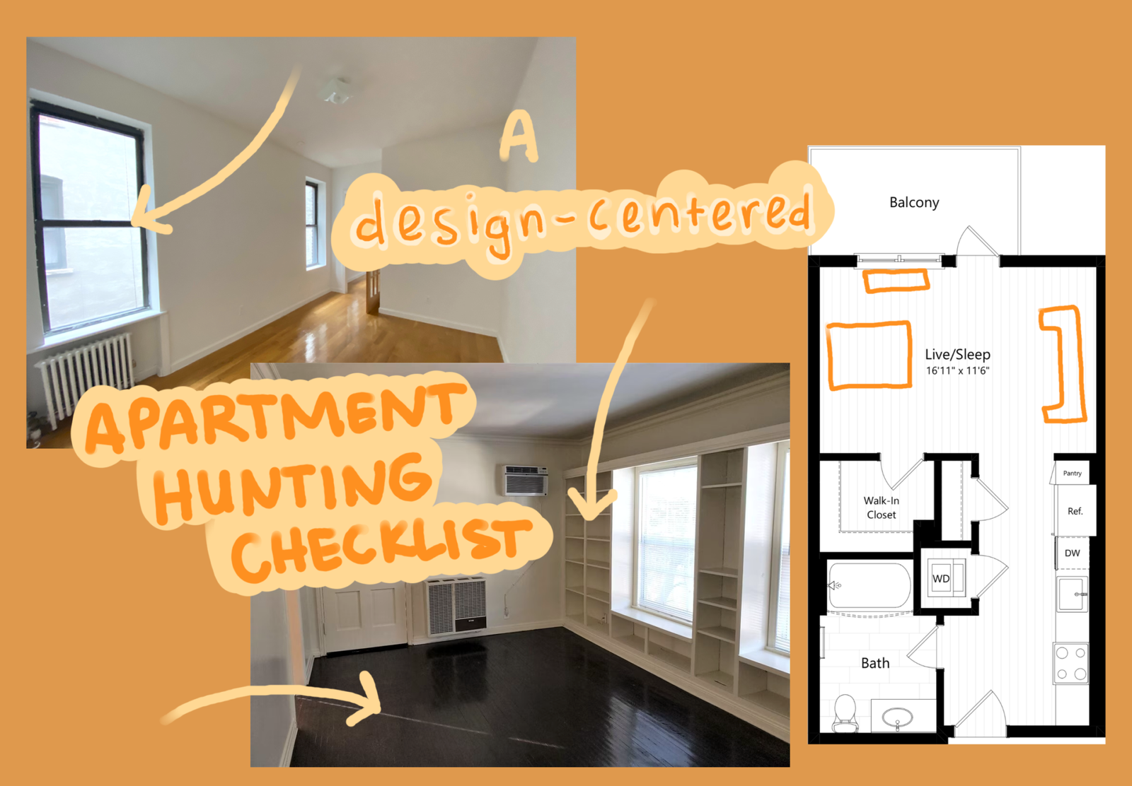 A design-centered apartment hunting checklist - Homey Homies Blog
